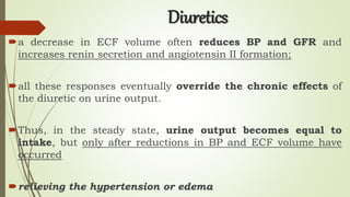 Diuretics, dialysis | PPTX