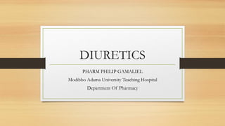 diuretics and case management. .pptx