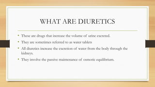 diuretics and case management. .pptx
