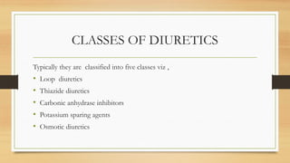 diuretics and case management. .pptx