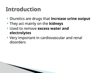 Diuretics in Pharmacology presentation.pptx