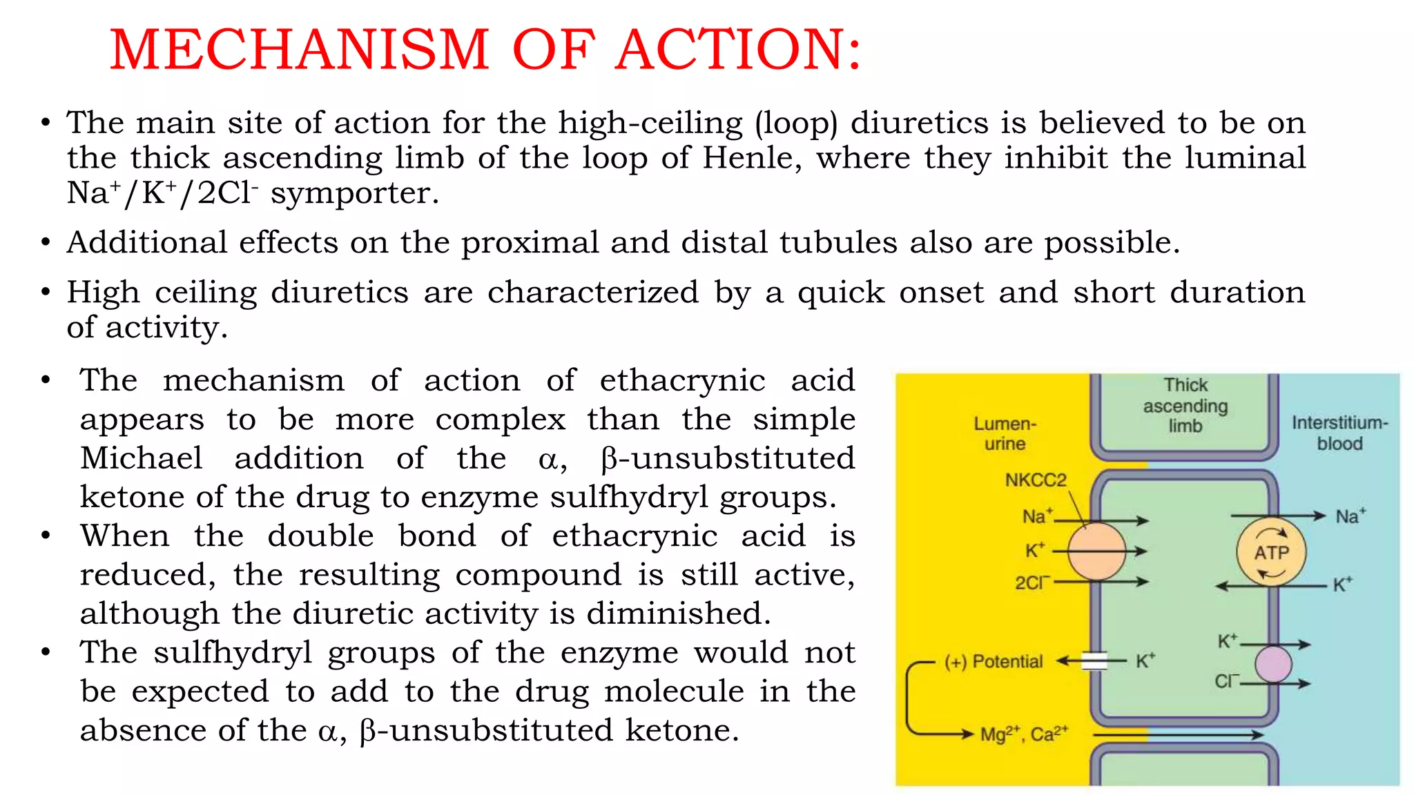 Medicinal Chemistry of Diuretics | PPTX
