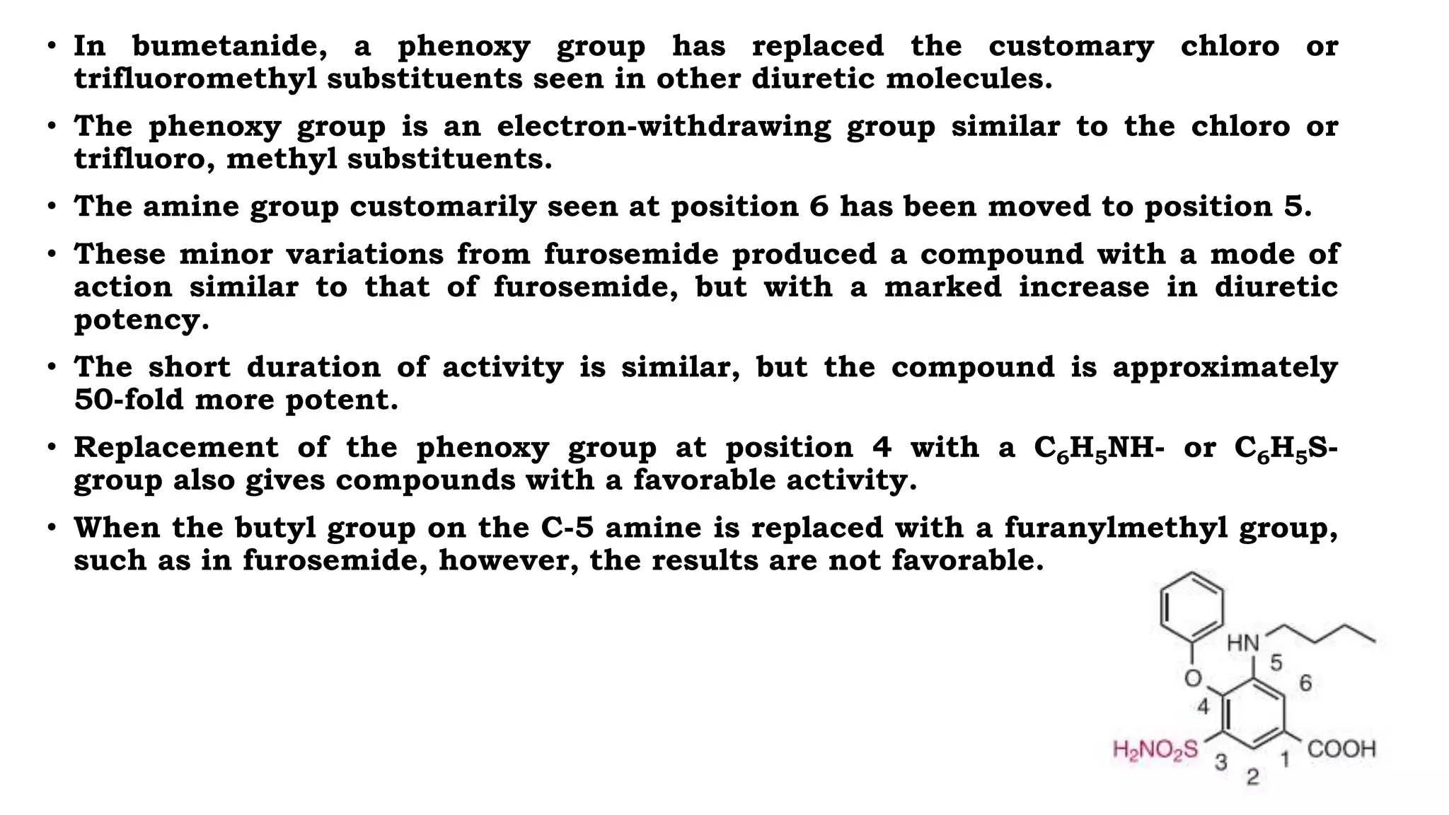 Medicinal Chemistry of Diuretics | PPTX