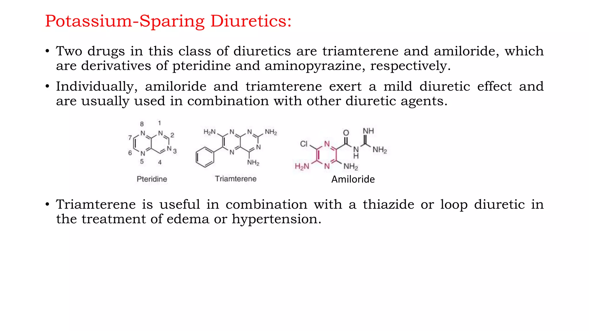 Medicinal Chemistry of Diuretics | PPTX