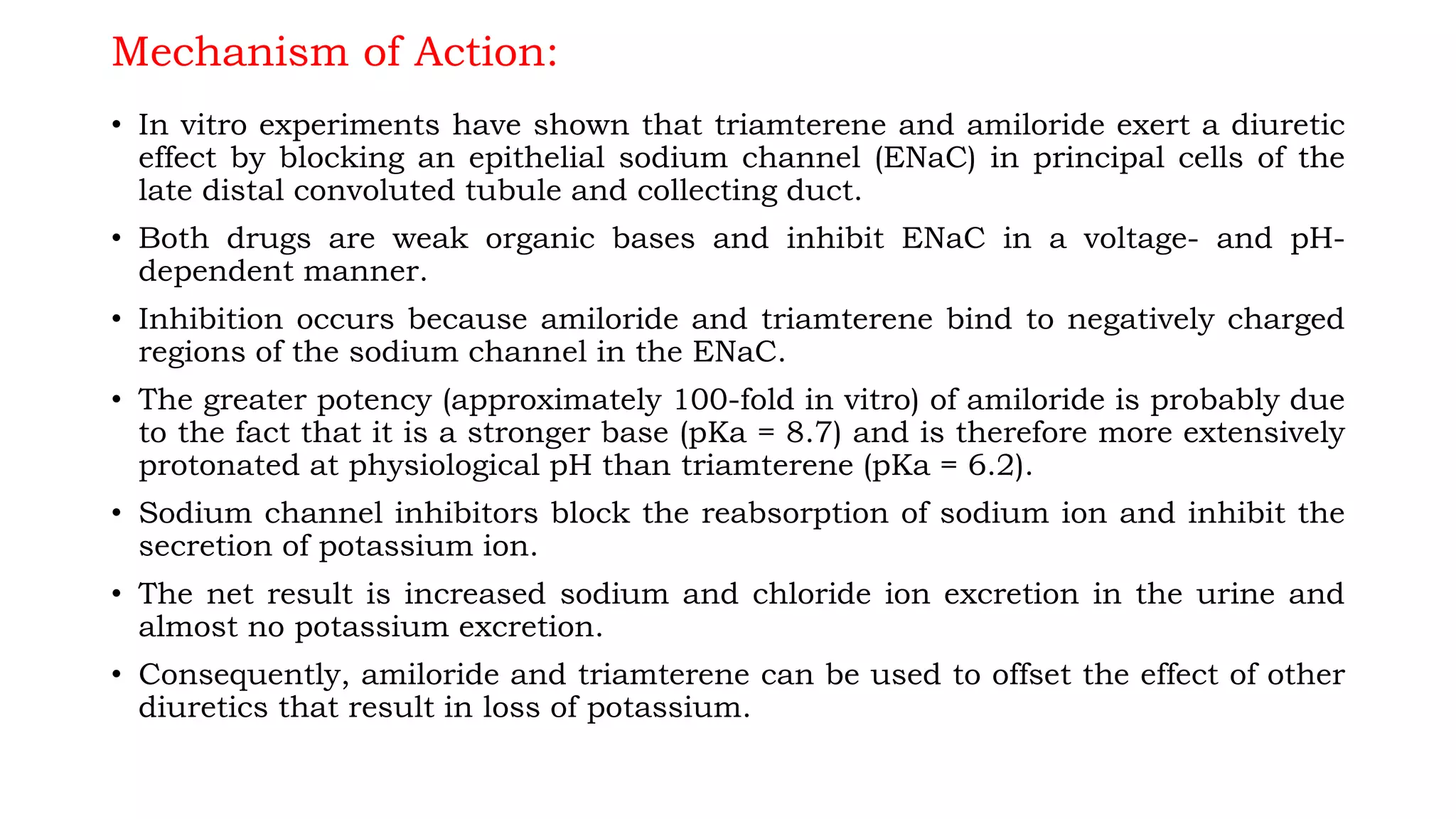 Medicinal Chemistry of Diuretics | PPTX