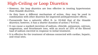 Medicinal Chemistry of Diuretics | PPTX