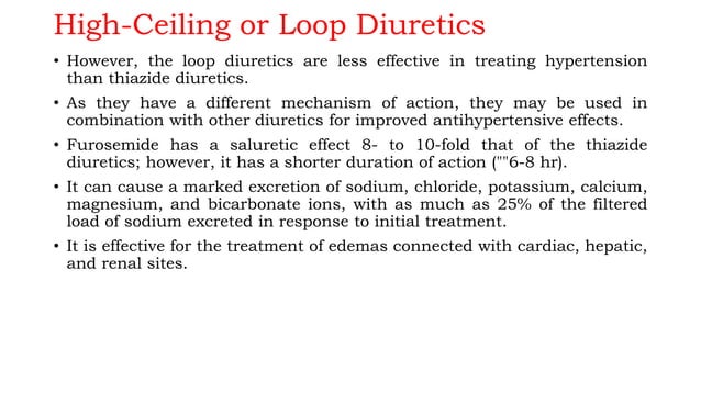 Medicinal Chemistry of Diuretics | PPTX | Pharmaceutical Drugs ...