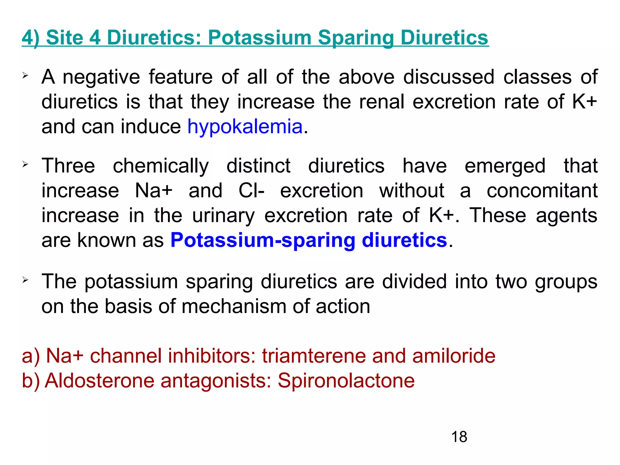 Diuretics | PDF | Chemistry | Science