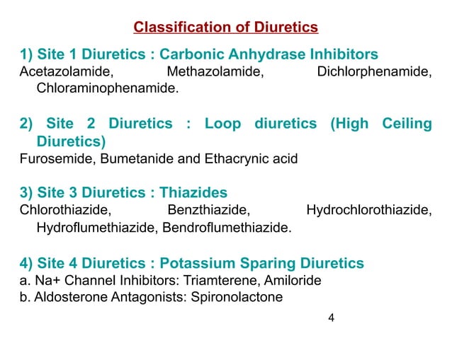 Diuretics | PDF | Chemistry | Science