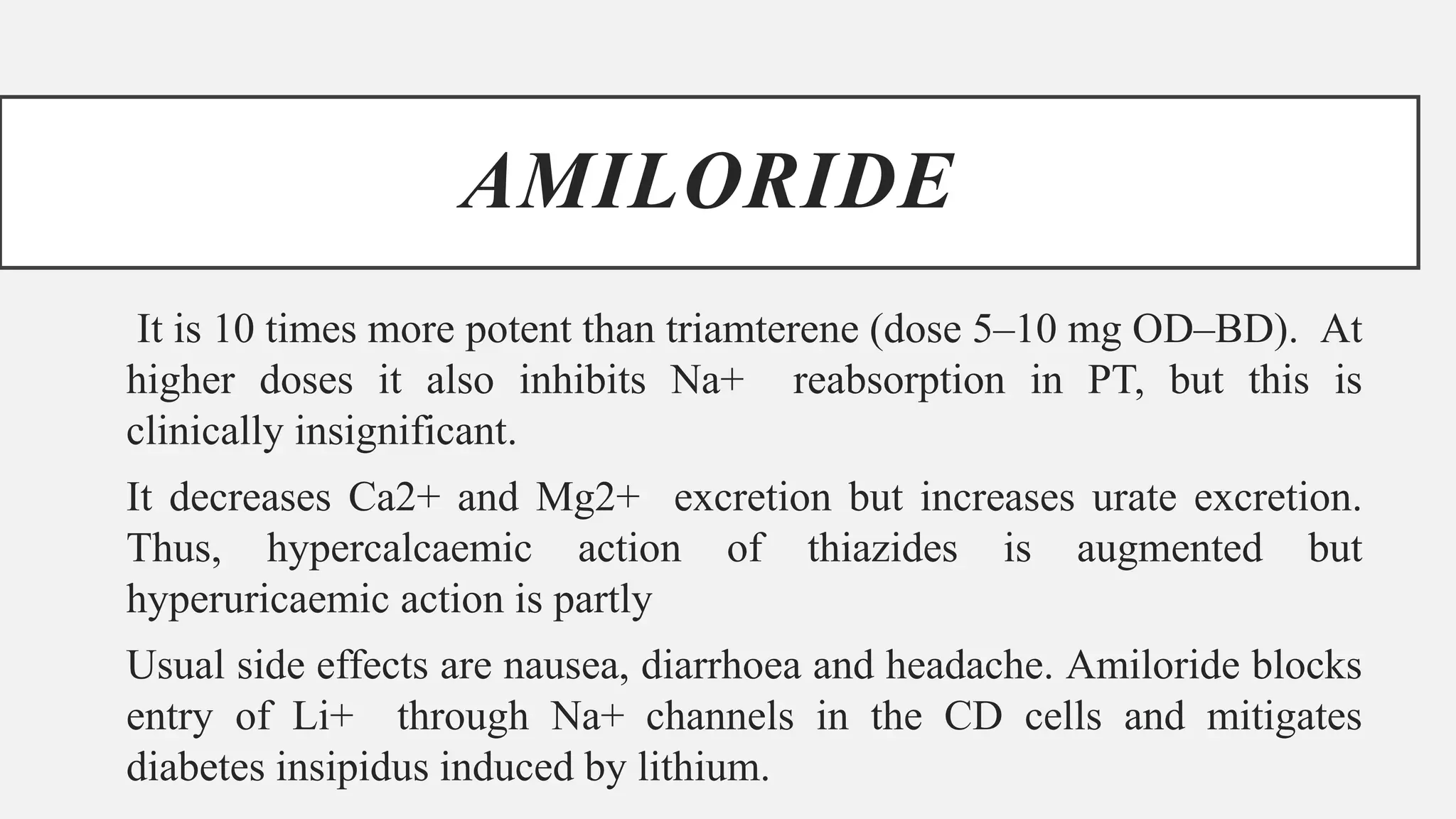 Pharmacology of Diuretics | PPTX