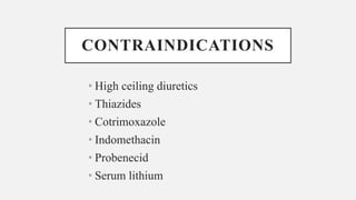 Pharmacology of Diuretics | PPTX