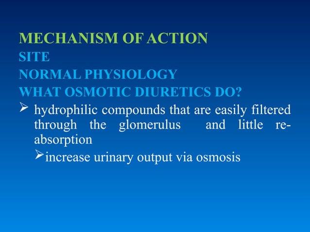 Pharmacology of diuretics with flow charts .pptx