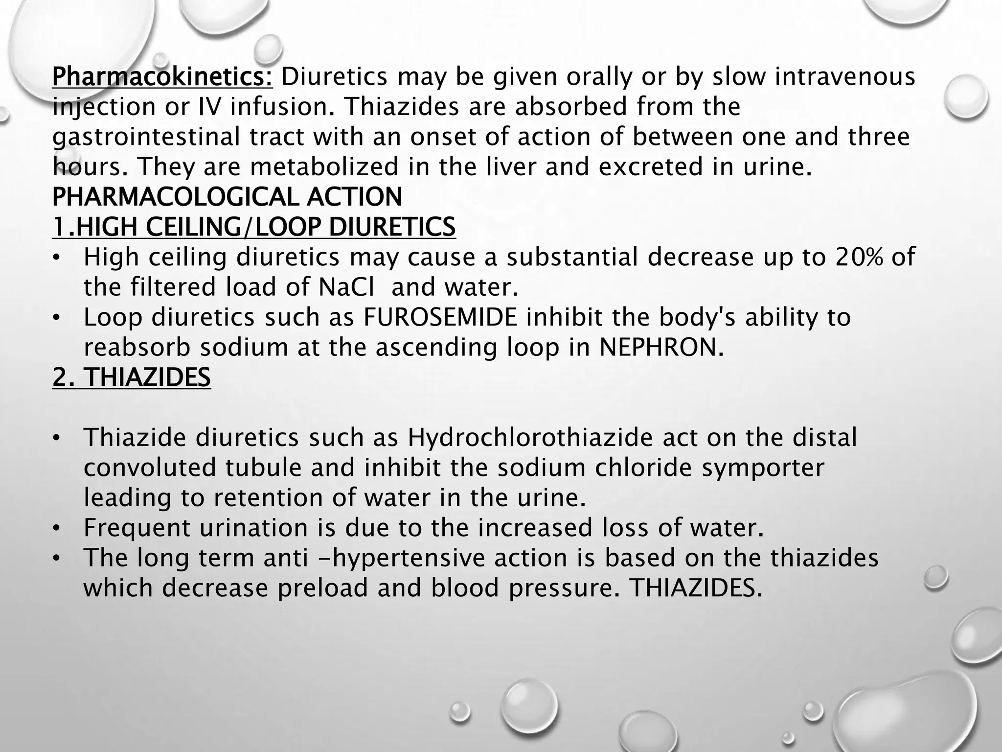 DIURETICS ppt by Ms.Aishwarya Teli | PPTX