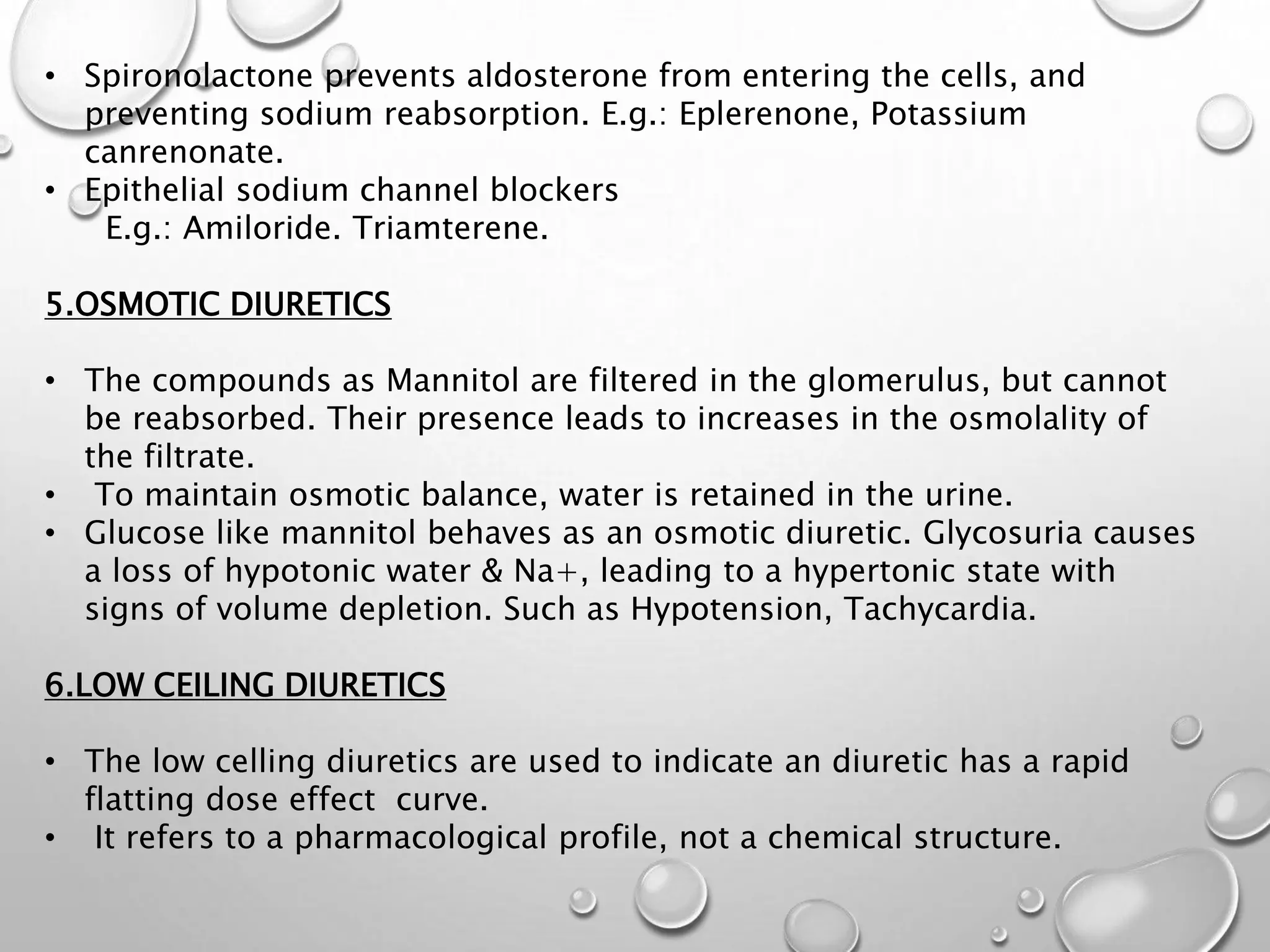 DIURETICS ppt by Ms.Aishwarya Teli | PPTX