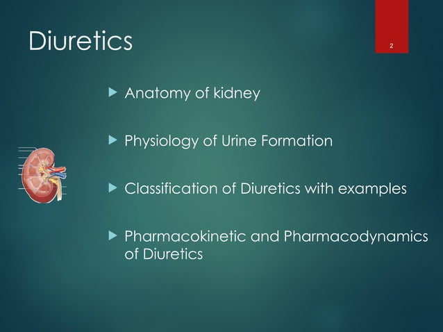 diuretics_ppt_pharmacology semester 5 - | PPT