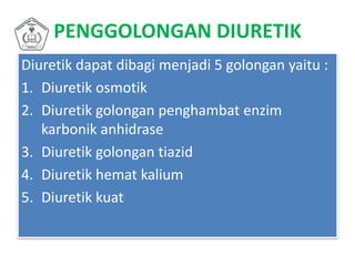 Diuretik | PPTX