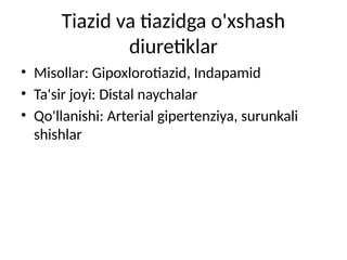 Diuretiklarning_Klinik_Farmakologiyasi.pptx