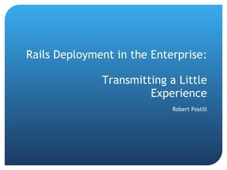 DiUS Computing Lca Rails Final | PPT
