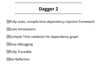 DI using dagger | PPT