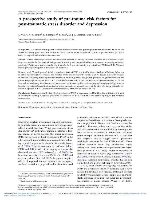 A_prospective_study_of_pre-trauma_risk_factors_for_PTSD_and_MD