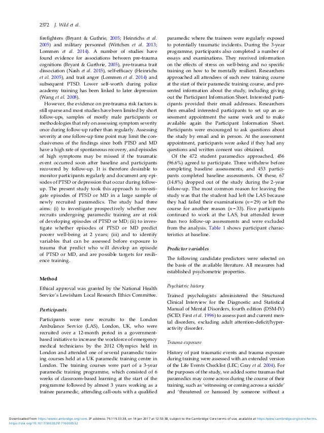 A_prospective_study_of_pre-trauma_risk_factors_for_PTSD_and_MD