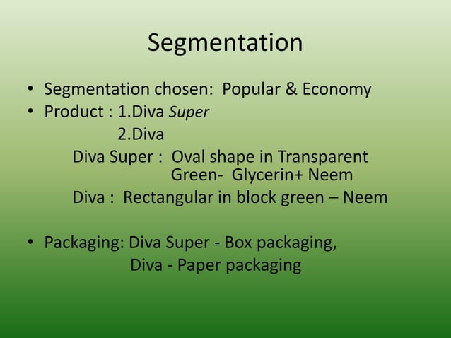 Diva- Soap Case Study | PPT
