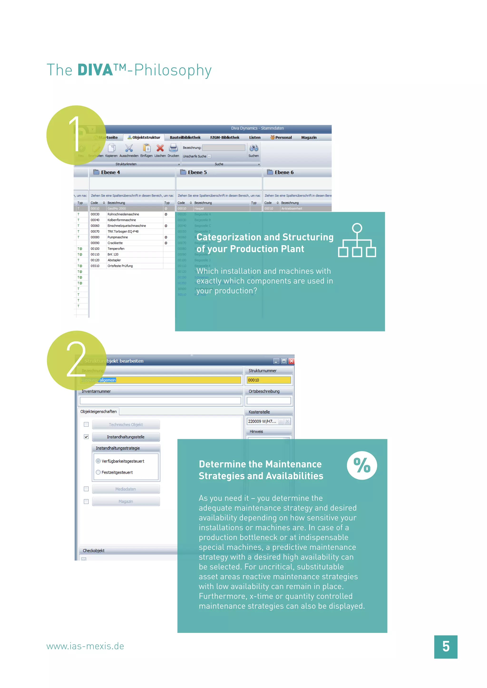DIVA DYNAMICS Productfolder Maintenance Software | PDF