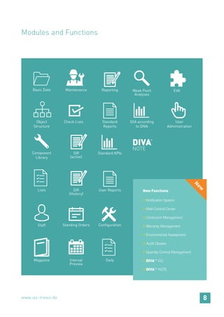 DIVA DYNAMICS Productfolder Maintenance Software | PDF