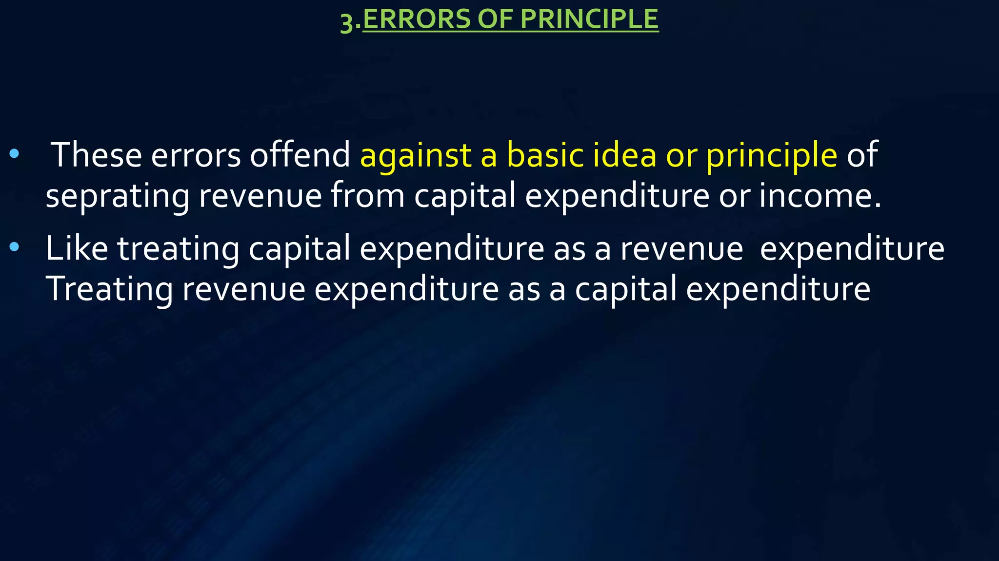 Trial Balance its error and its rectification | PPTX