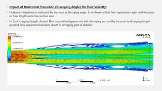 velocity distribution in diverging Channel.pptx
