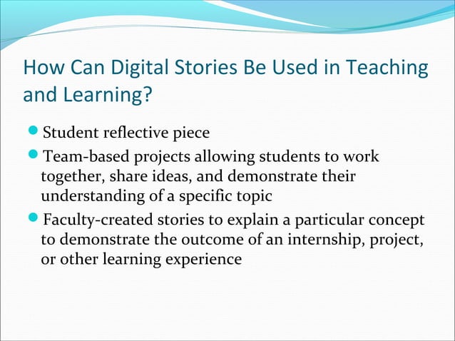 Dive Into Digital Storytelling! | PPT