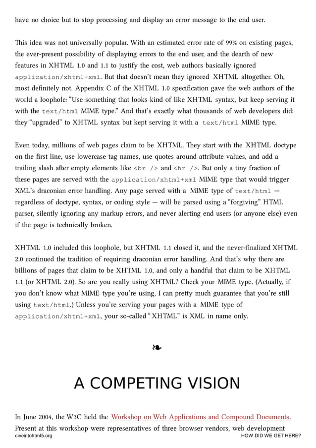 Dive into HTML5 | PDF