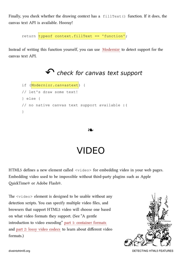 Dive into HTML5 | PDF