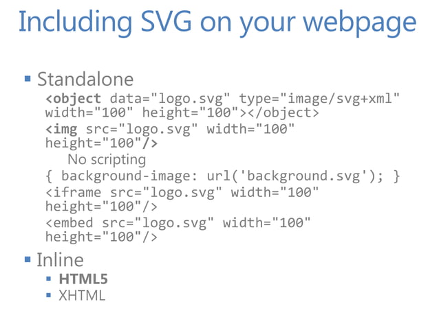 Dive into HTML5: SVG and Canvas
