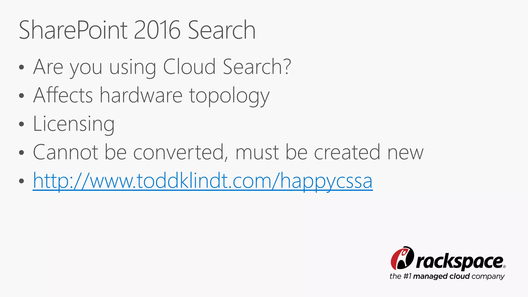 Dive into Microsoft SharePoint Server 2016 Upgrade, Migration and beyond | PPT