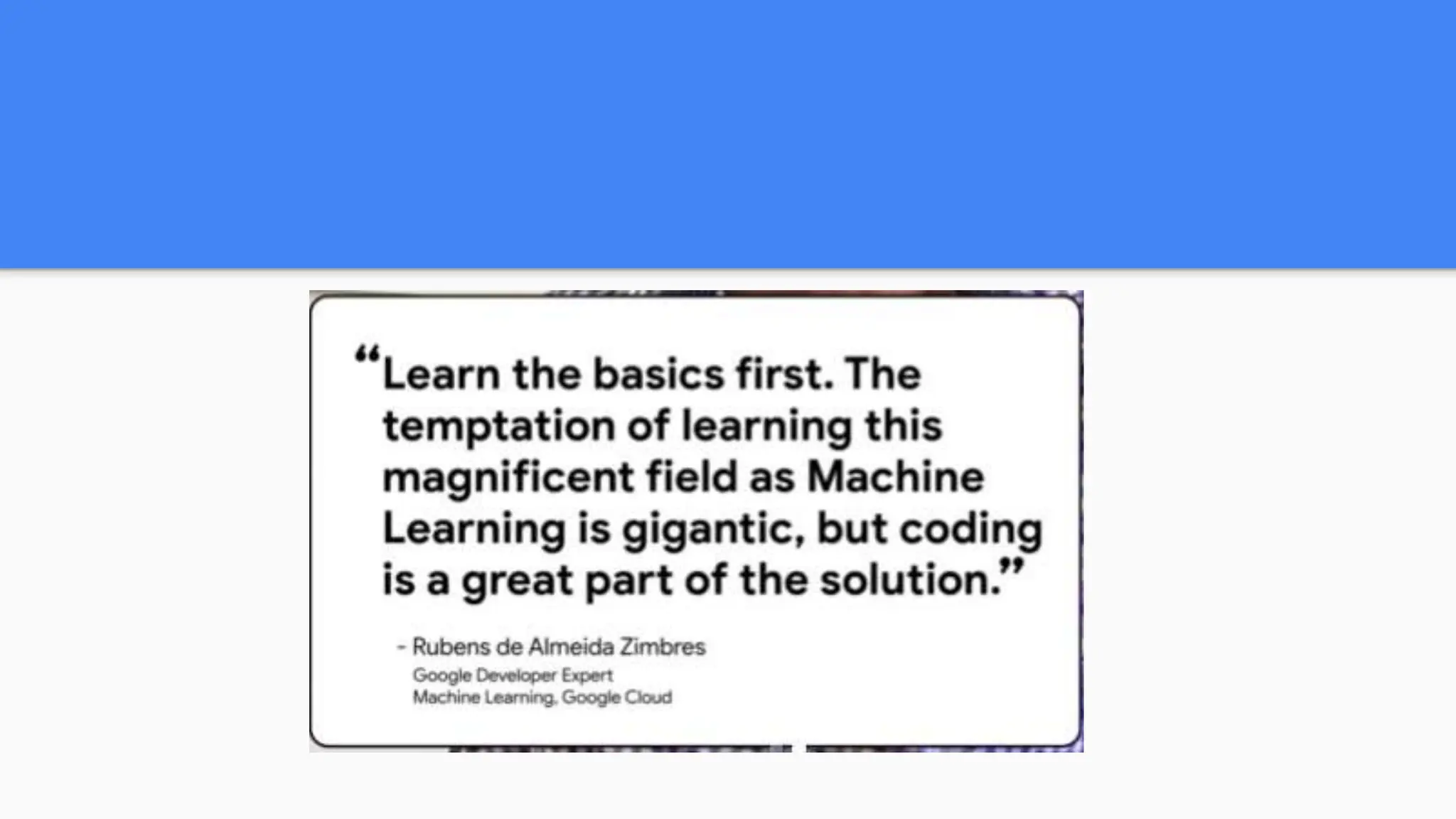 Dive into Machine Learning Event--MUGDSC | PPT