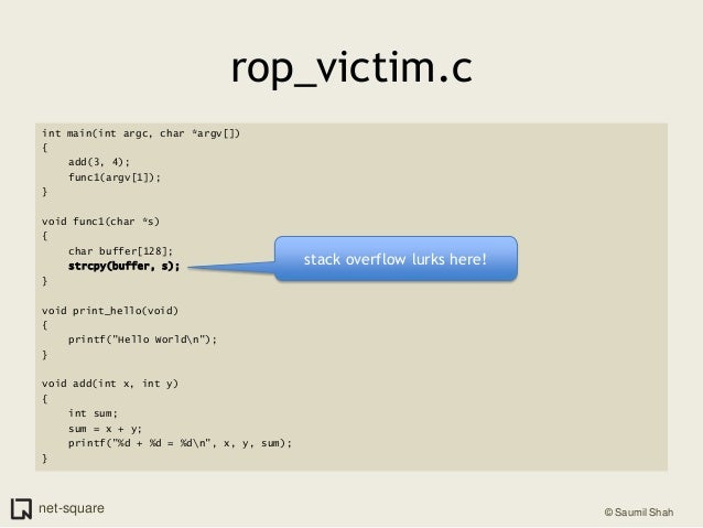 Dive Into Rop A Quick Introduction To Return Oriented Programming