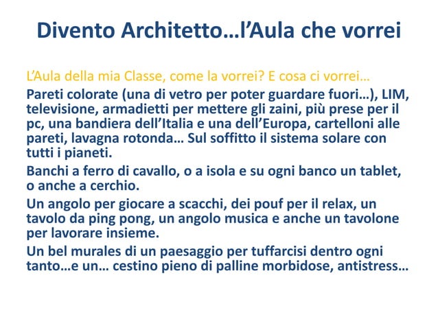 Divento architetto | PPTX