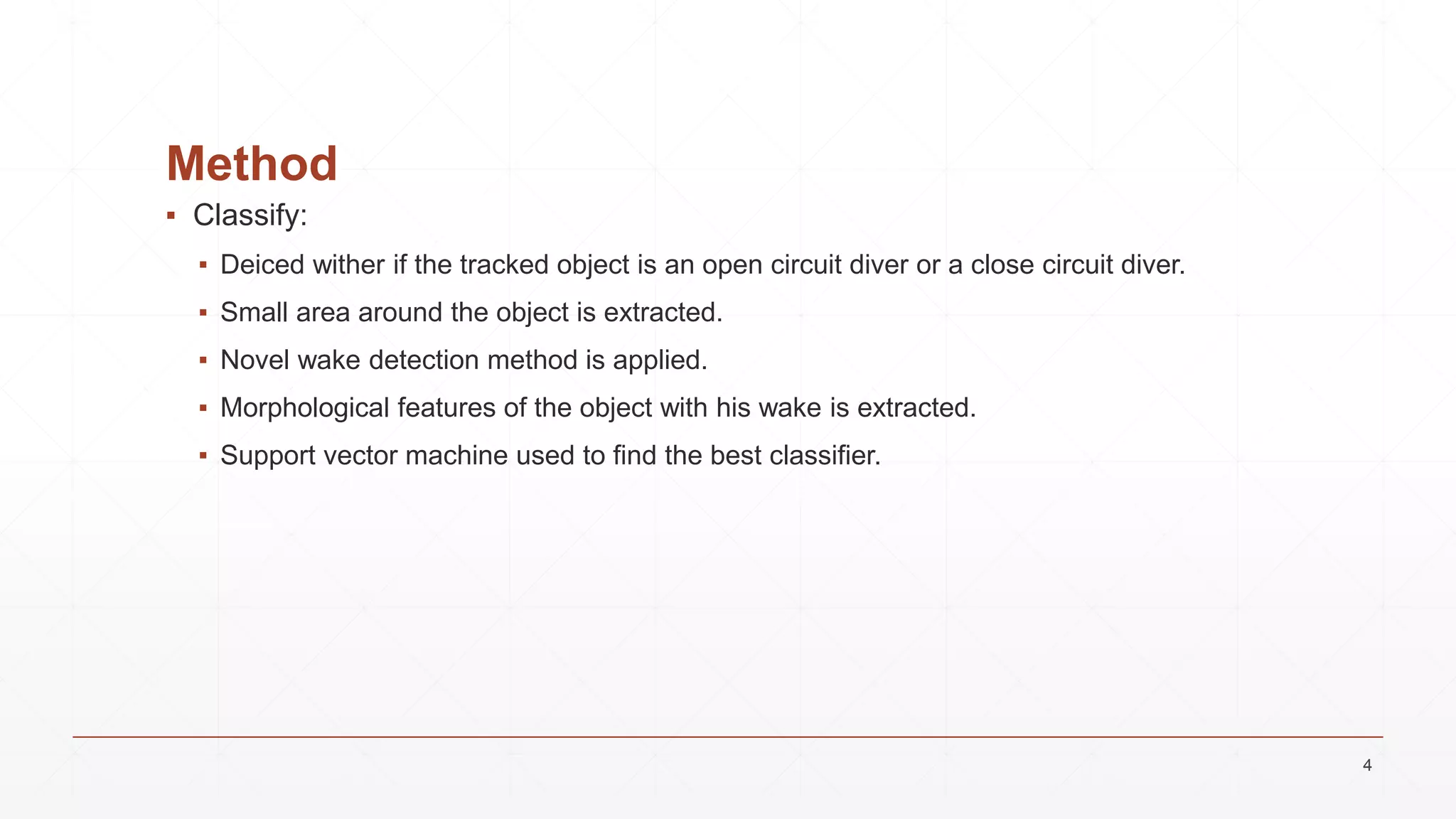 Improve Divers Tracking and Classification in Sonar Images Using Robust ...