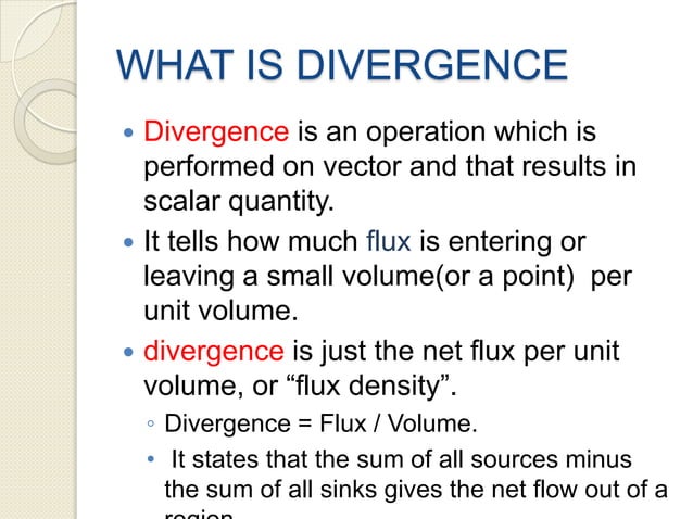 Divergence | PPTX