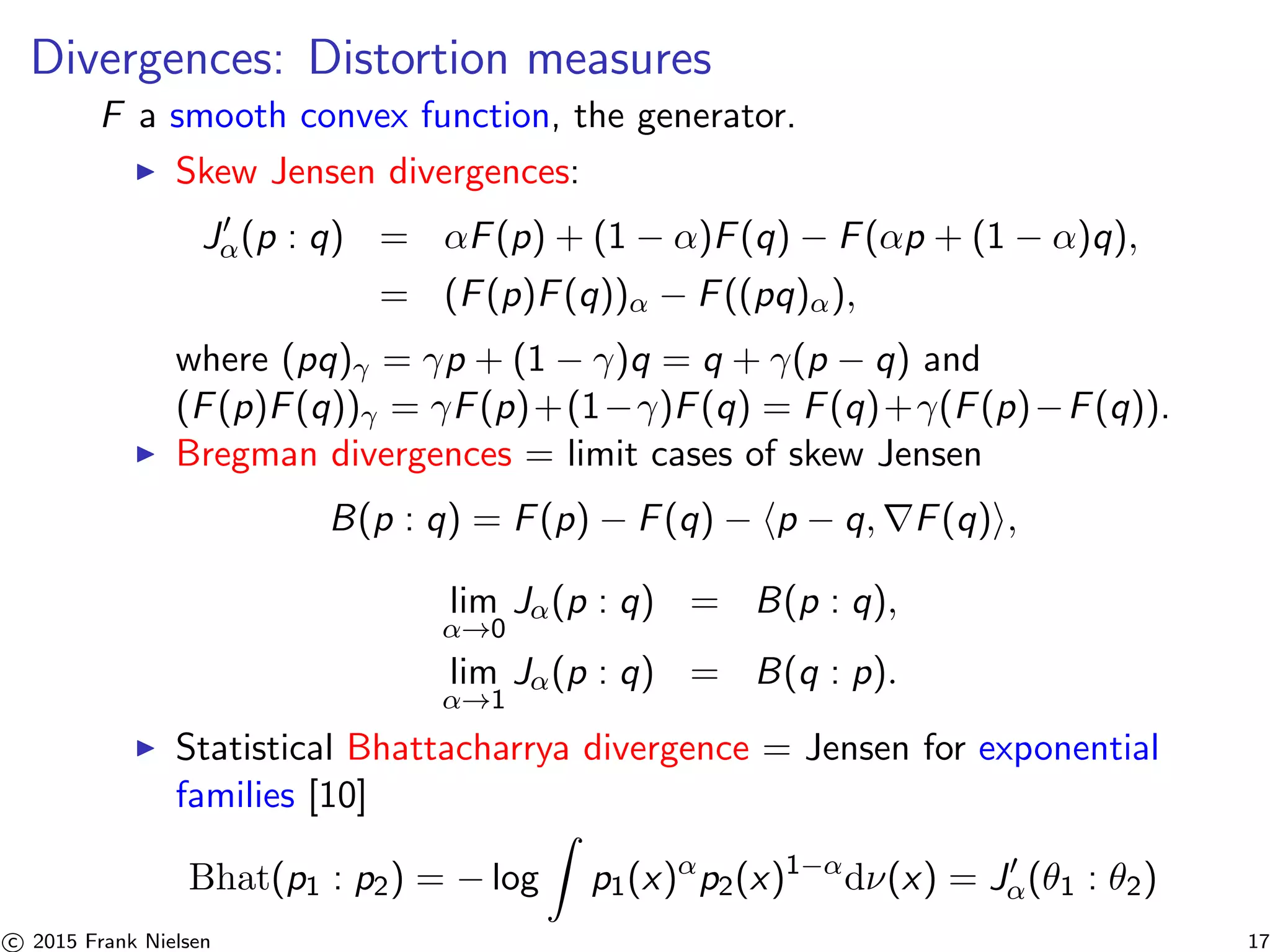 Divergence clustering | PPT