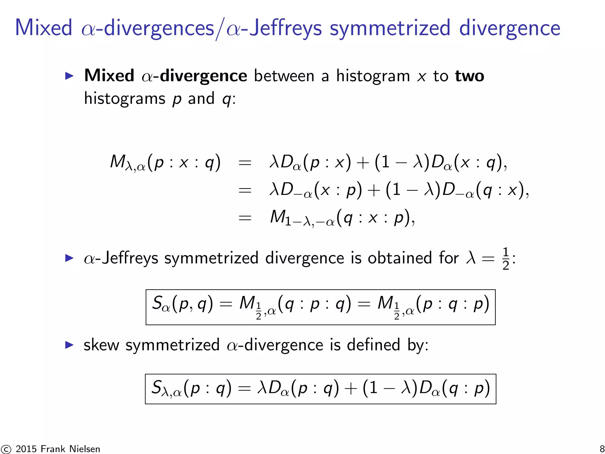 Divergence clustering | PPT