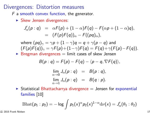 Divergence clustering | PPT