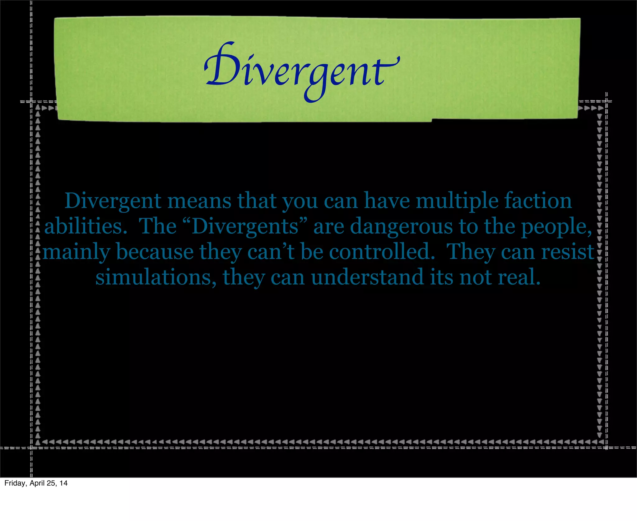 How to Better Understand Divergent | PDF