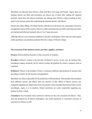 E-Commerce Platform Brand Ghoori | PDF