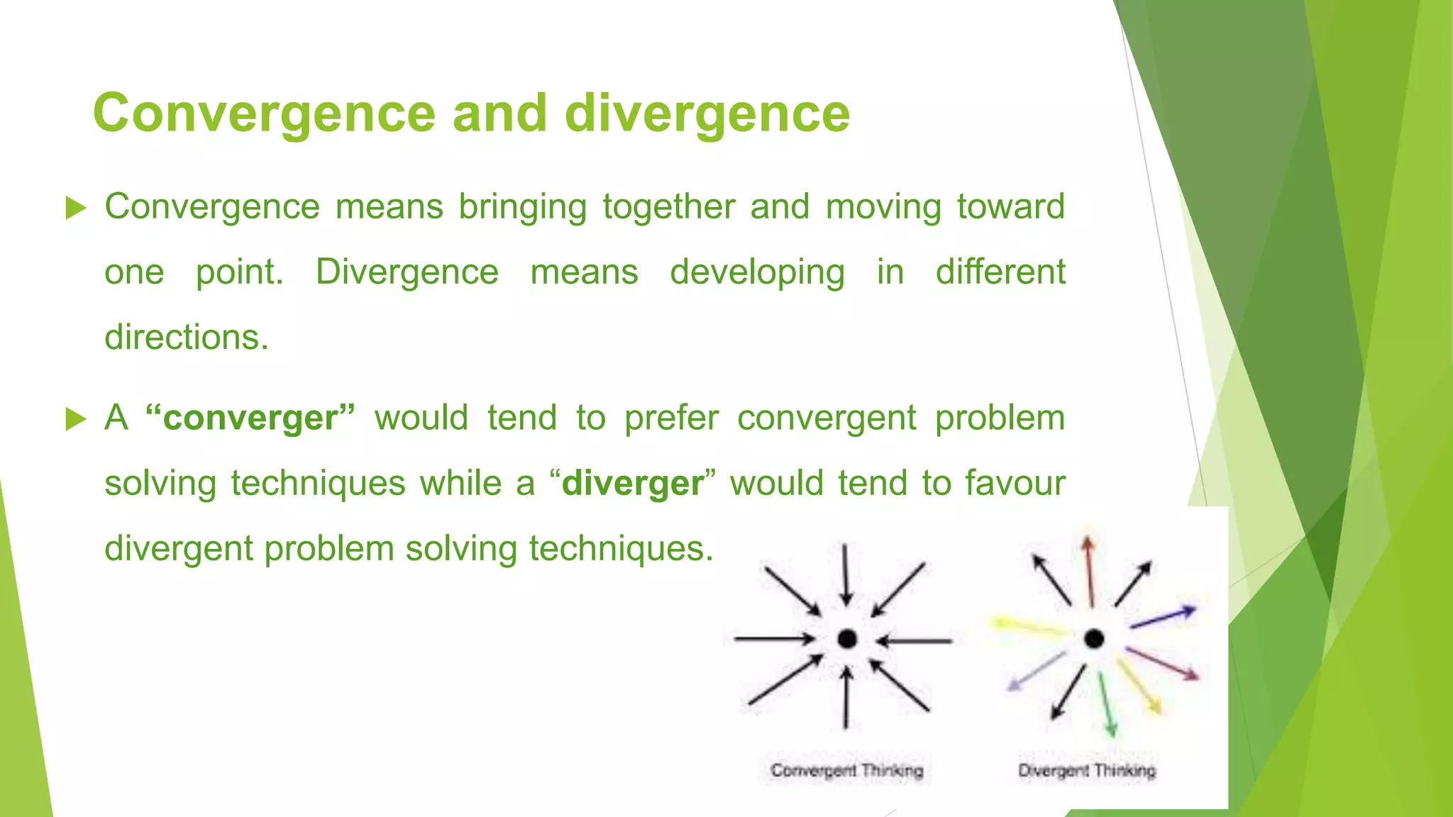 Life skill - Divergent and convergent thinking | PPSX | Science