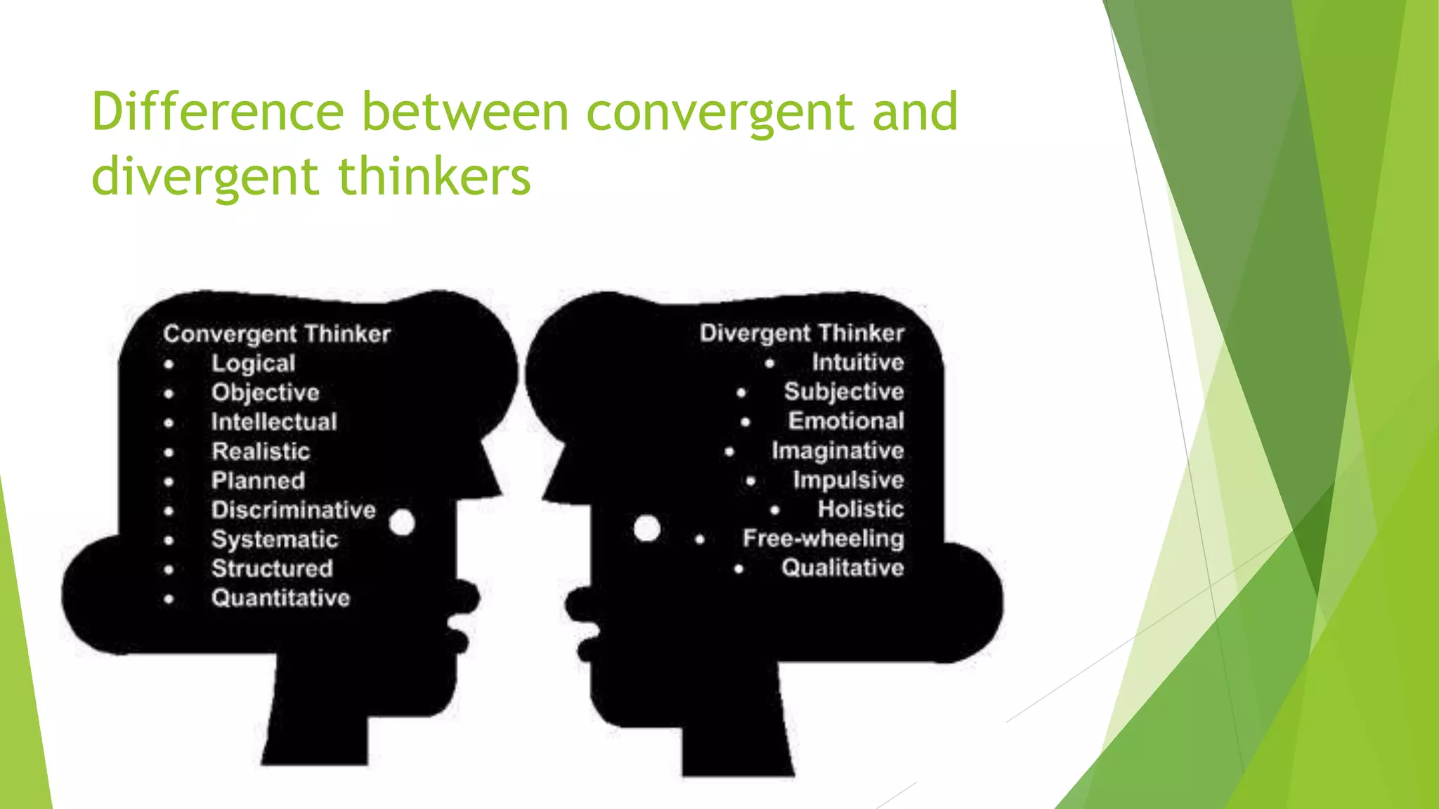 Life skill - Divergent and convergent thinking | PPSX | Science