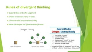 Life skill - Divergent and convergent thinking | PPSX | Science