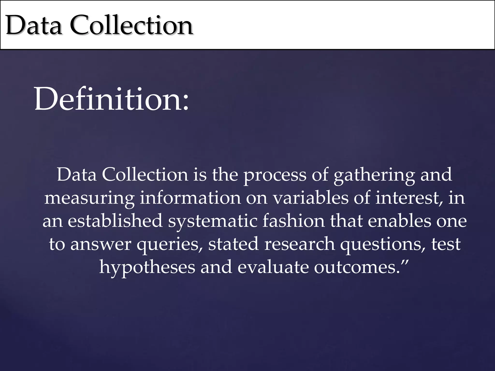 Data Collection Methods in Qualitative Research- Divergent Insights | PPT