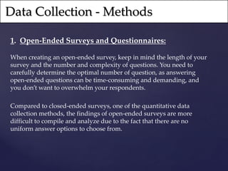 Data Collection Methods in Qualitative Research- Divergent Insights | PPT